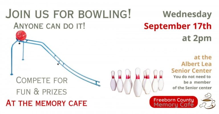 Bowling @ Memory Cafe - City of Albert Lea